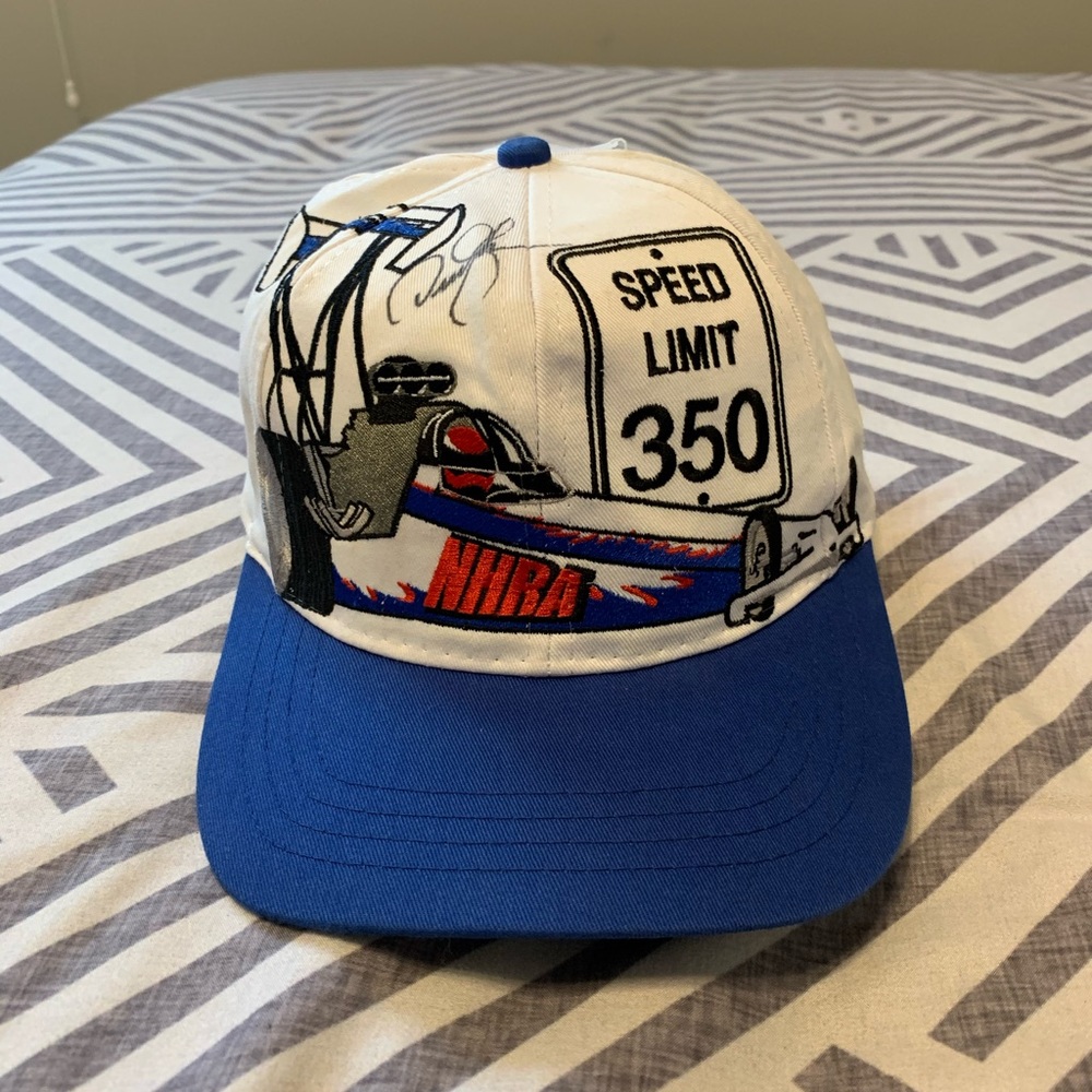 Super Dope Vintage Nhra Drag Racing Snapback Hat. - Gem